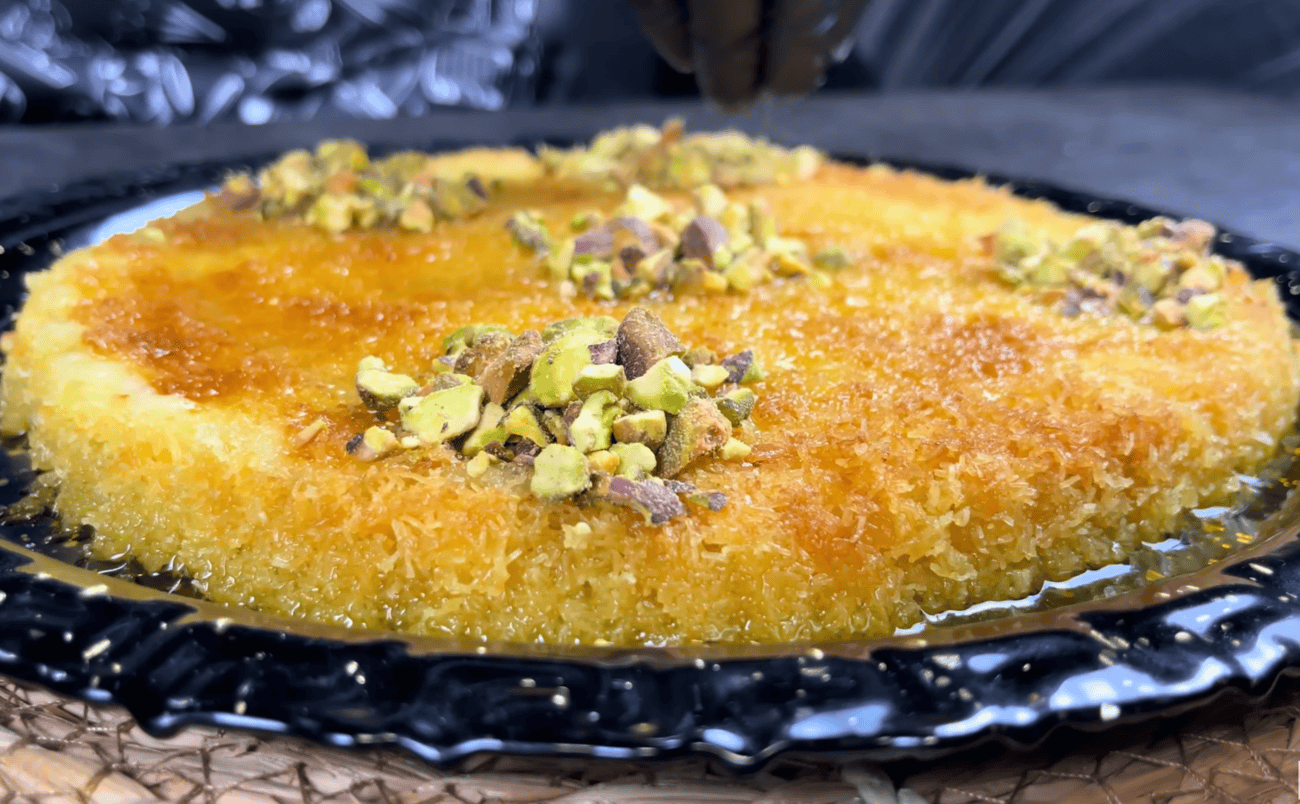 Palestinian Knafeh A Traditional Dessert For Celebrations